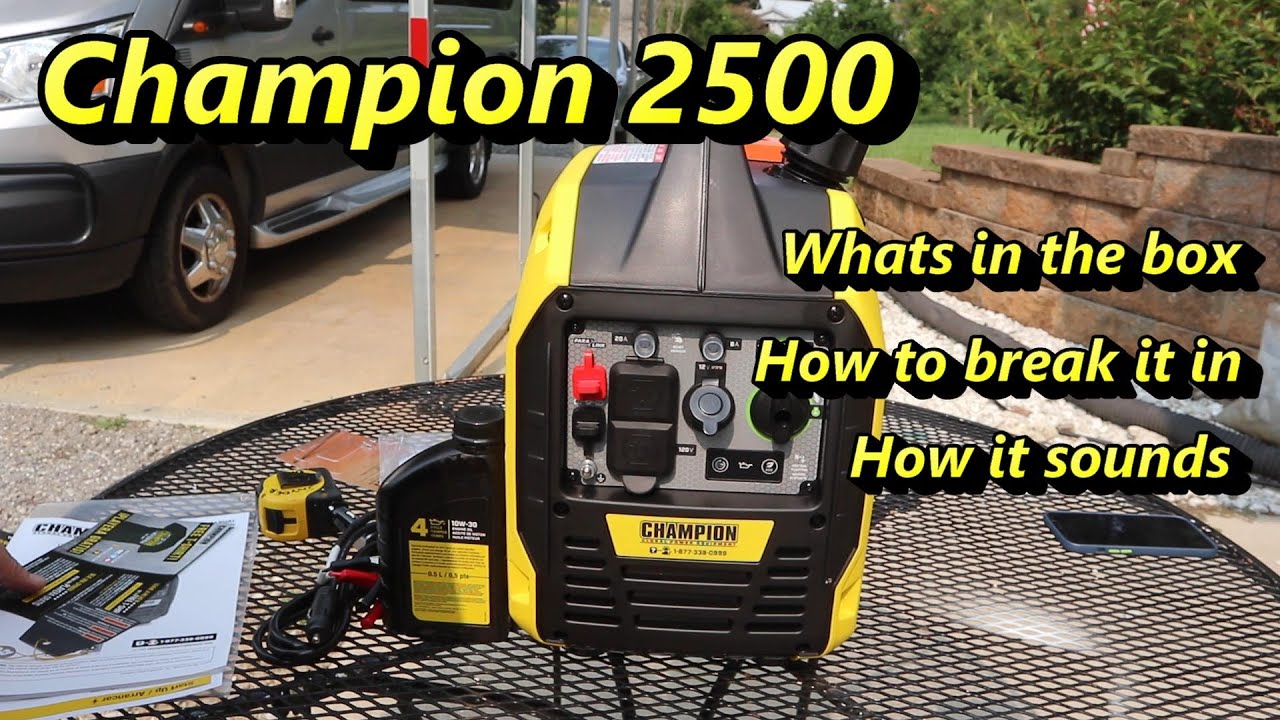 Champion 2500 watt Inverter Generator - A detailed look - OnGuard ... Champion 2500 watt Inverter Generator - A detailed look - OnGuard ...