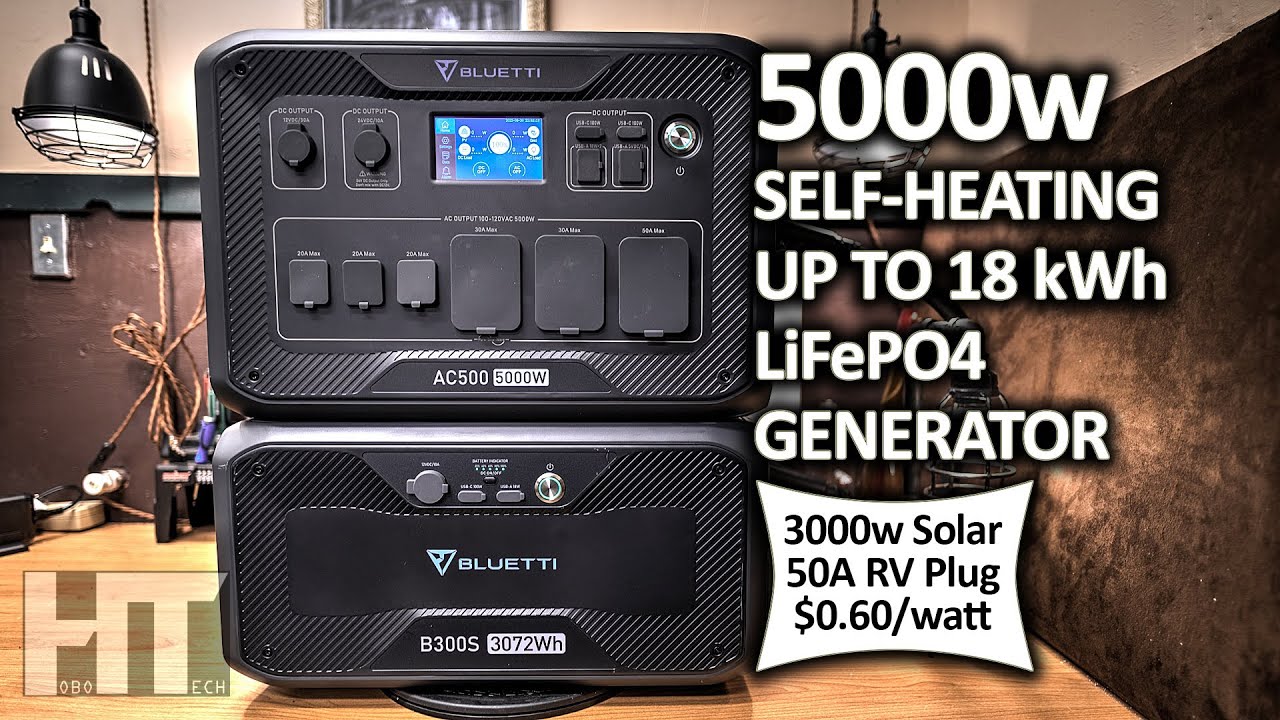 Bluetti AC500 5000w LiFePO4 UPS Portable Power Station Solar Generator ... Bluetti AC500 5000w LiFePO4 UPS Portable Power Station Solar Generator ...